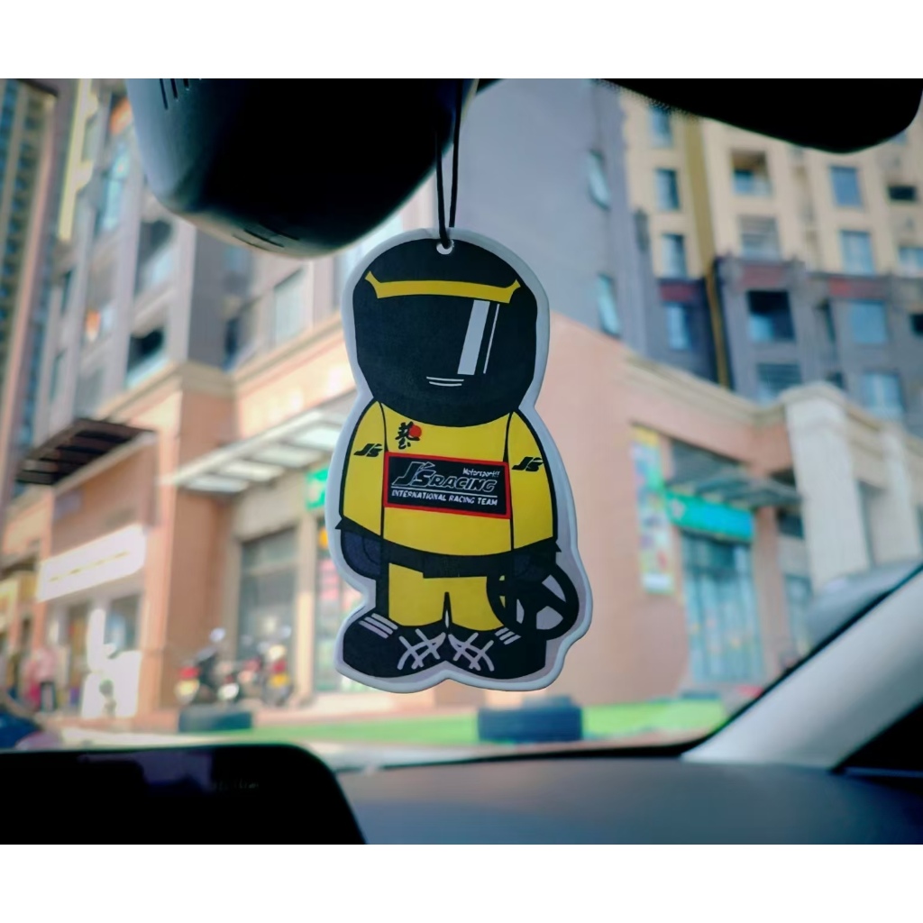 JDM J'S Racing Robot Car Air Freshener Hanging Car Rear View Solid ...