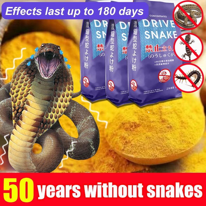Expulsion effect boosted 20x. snake repellent 550g Snakes flee at the ...