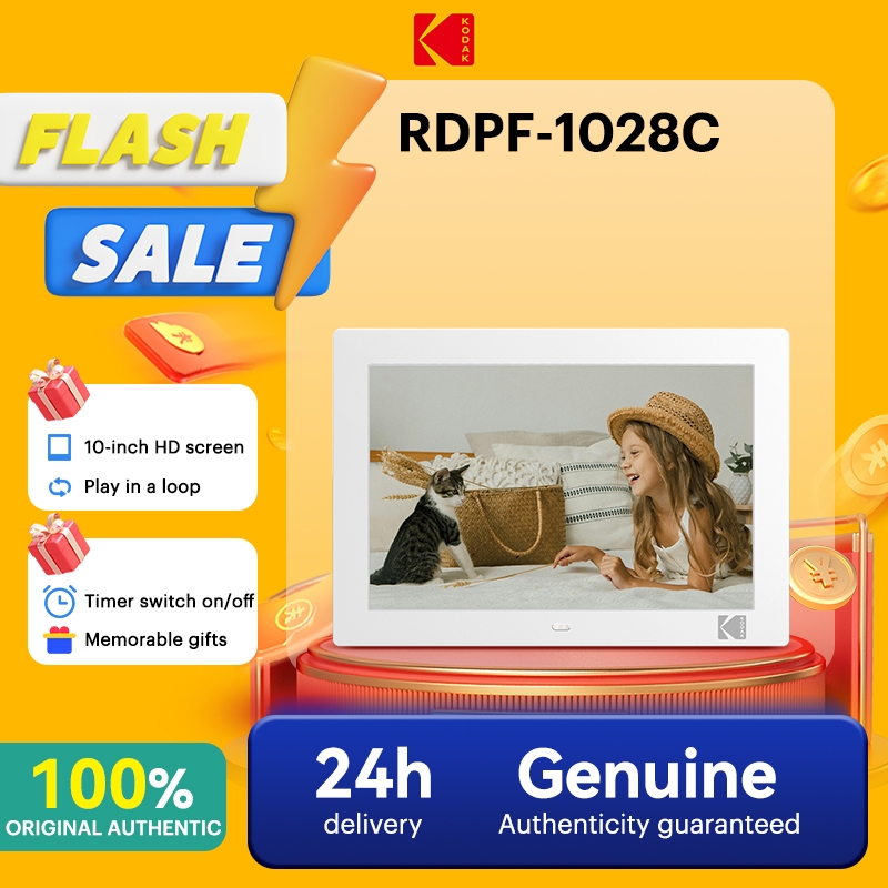 KODAK 1028C 10.1-inch Digital Photo Frame, 1280*800 IPS Screen, Remote ...