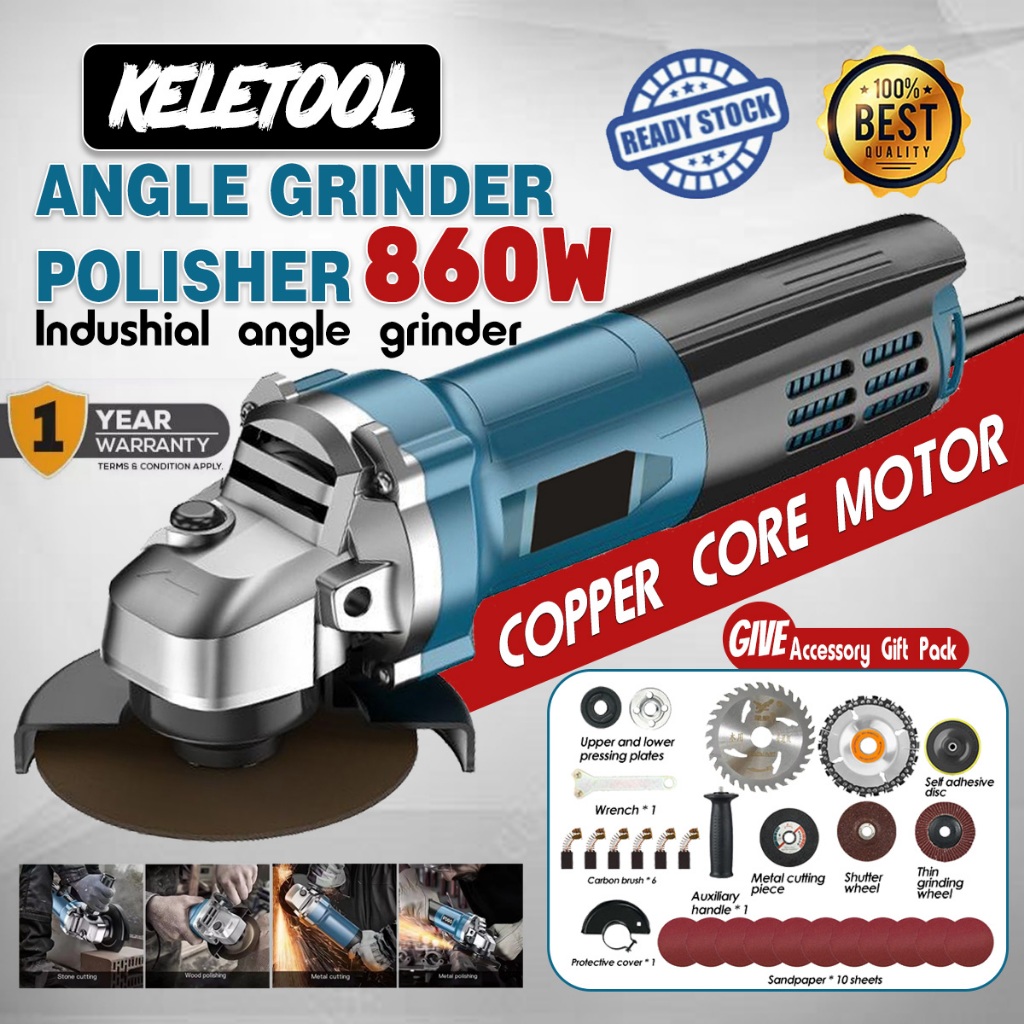 angle grinder Grinder Machine electric grinder wood grinder 860W 220V ...