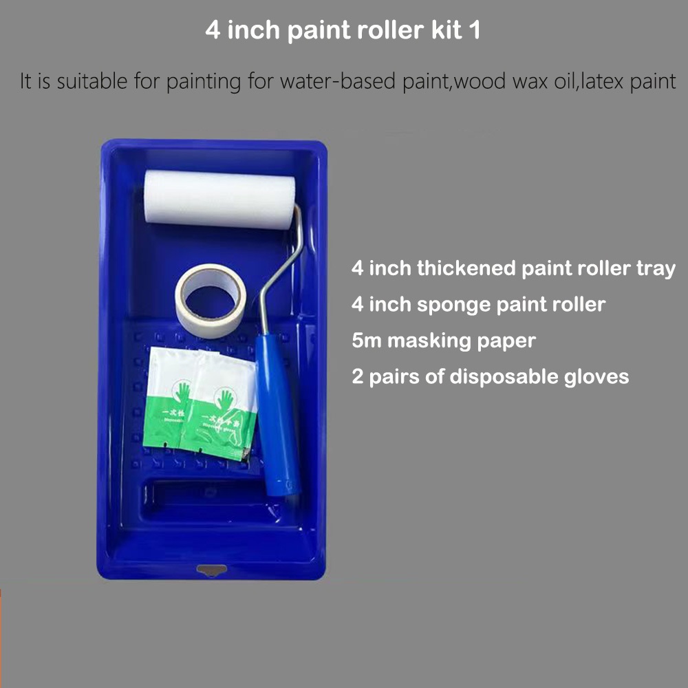 Paint Roller Kit,4 Inch/6 Inch Paint Roller set,4/6 Inch Paint Roller ...