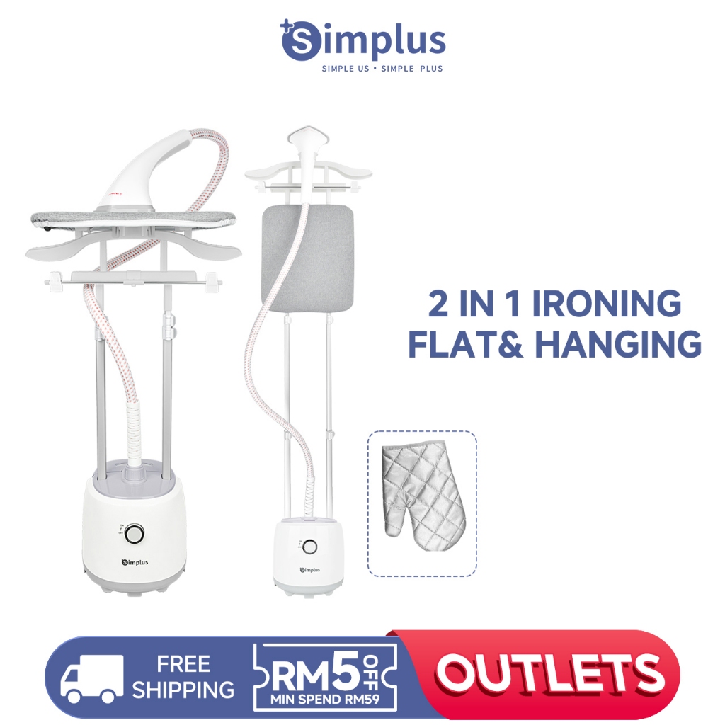 Simplus Iron Steam Steamer Iron Garment Steamer 40G/Min 2000W Stainless ...