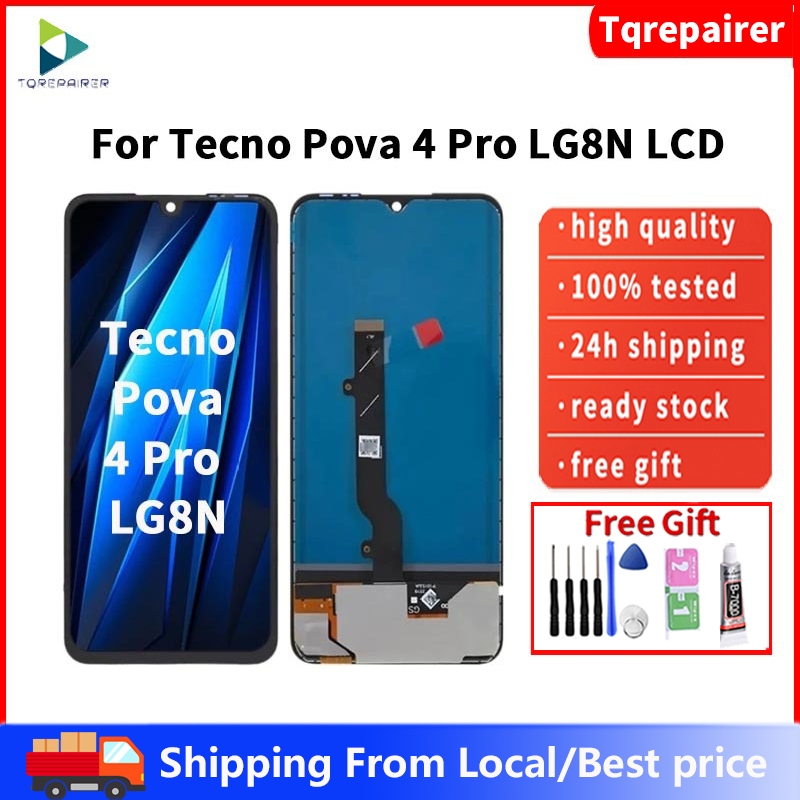 [Tqrepairer ]Original For Tecno Pova 4 Pro LG8n / Tecno Pova 5 Pro LH8n ...