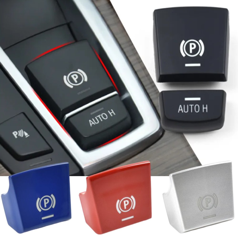 Electronic Hand Brake Parking Switch P Auto H Button Cover For BMW 5 6 ...