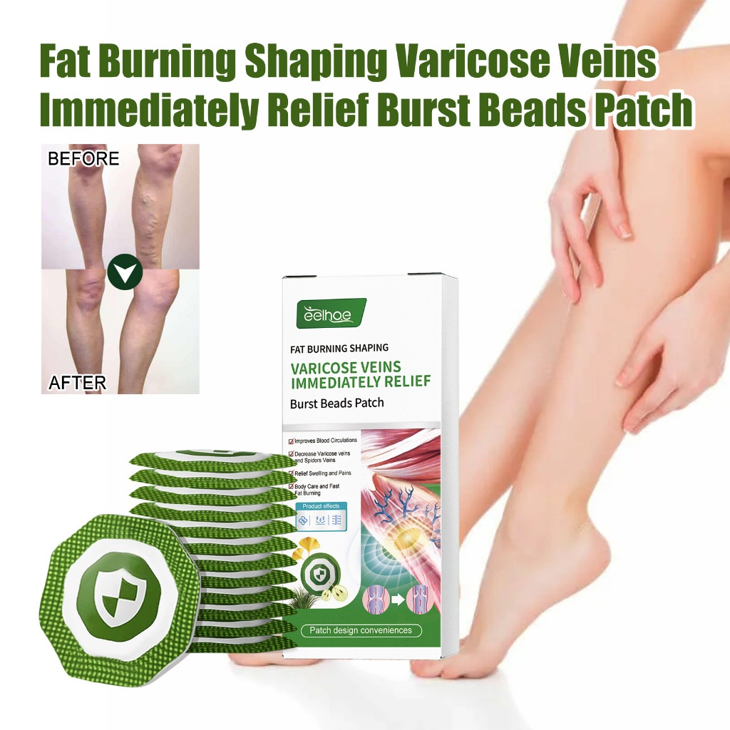 EELHOE Varicose Veins Patch Remove Spider Earthworm Legs Relieve Pain ...