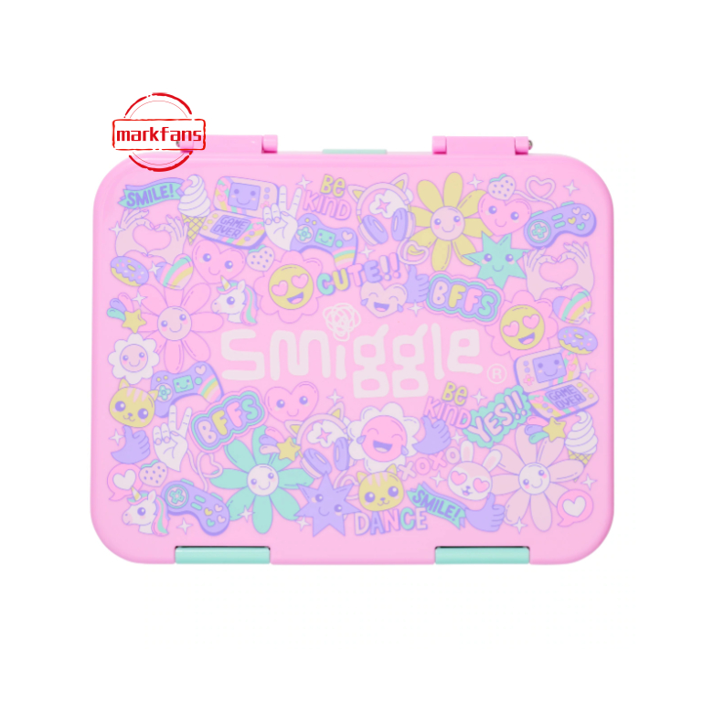 Smiggle Epic Adventures Large Happy Bento Lunchbox | Shopee Malaysia