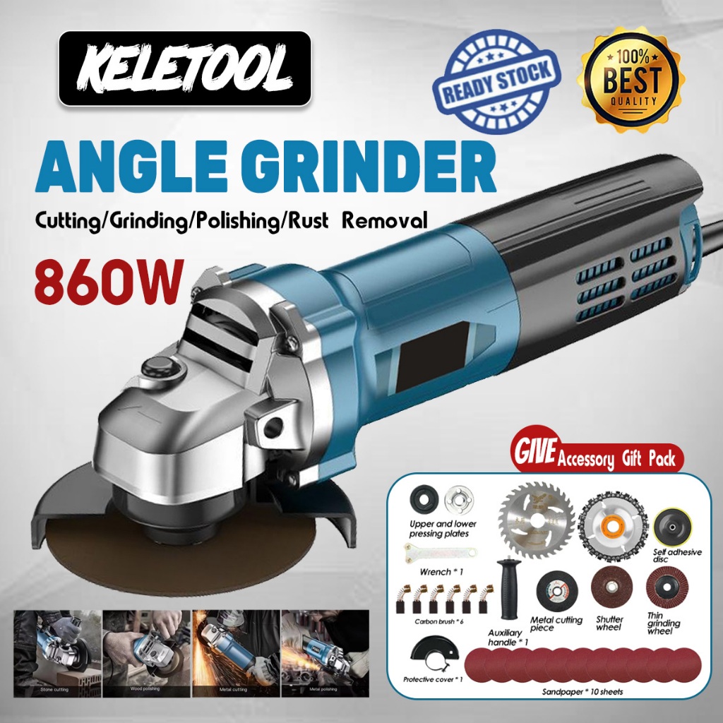 angle grinder Grinder Machine 860W Variable Speed Polisher Angle ...