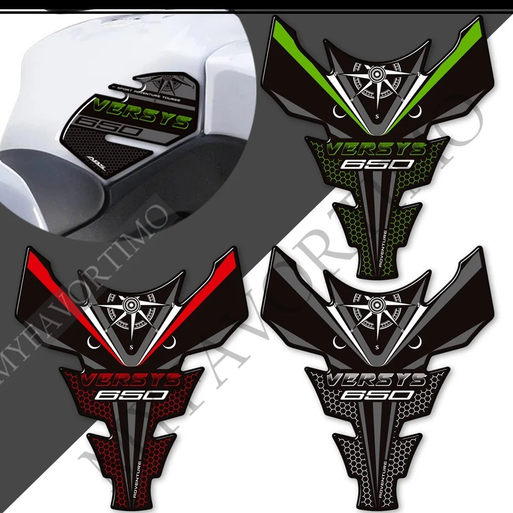 Kawasaki Versys 650 LT 650LT motorcycle fuel tank pad sticker kit ...