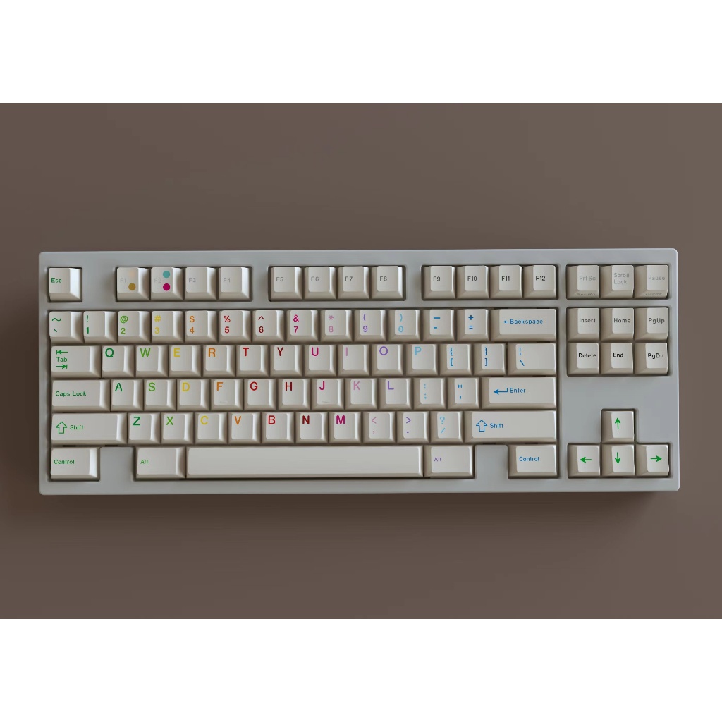 Keybox XMI Custom Keycaps Top Print 5B 2551 Arabic ASCII Baybayin Cadet ...