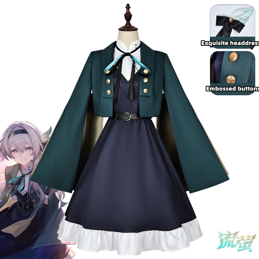 Firefly Midsummer Eve Cos Costume Full Set Honkai: Star Rail Cosplay ...
