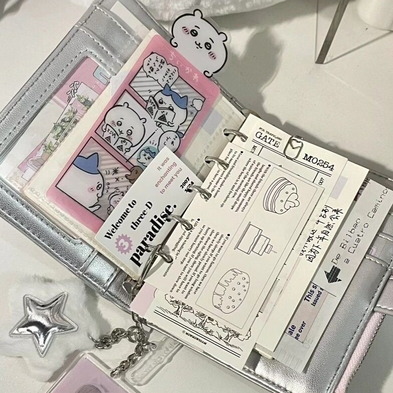 Silver M5 30% off Handbook Portable Planner Diary Notebook Photobook ...