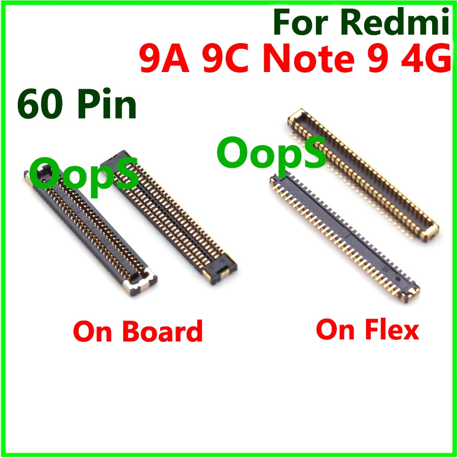LCD Display Screen Plug FPC Connector For Redmi 9A 9C Note 9 4G On Main ...