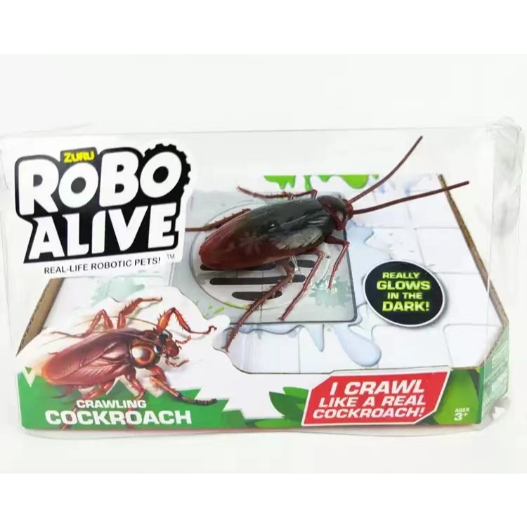 Robo Alive Electronic Crawling Cockroach Battery-Powered Robotic Toy by ...