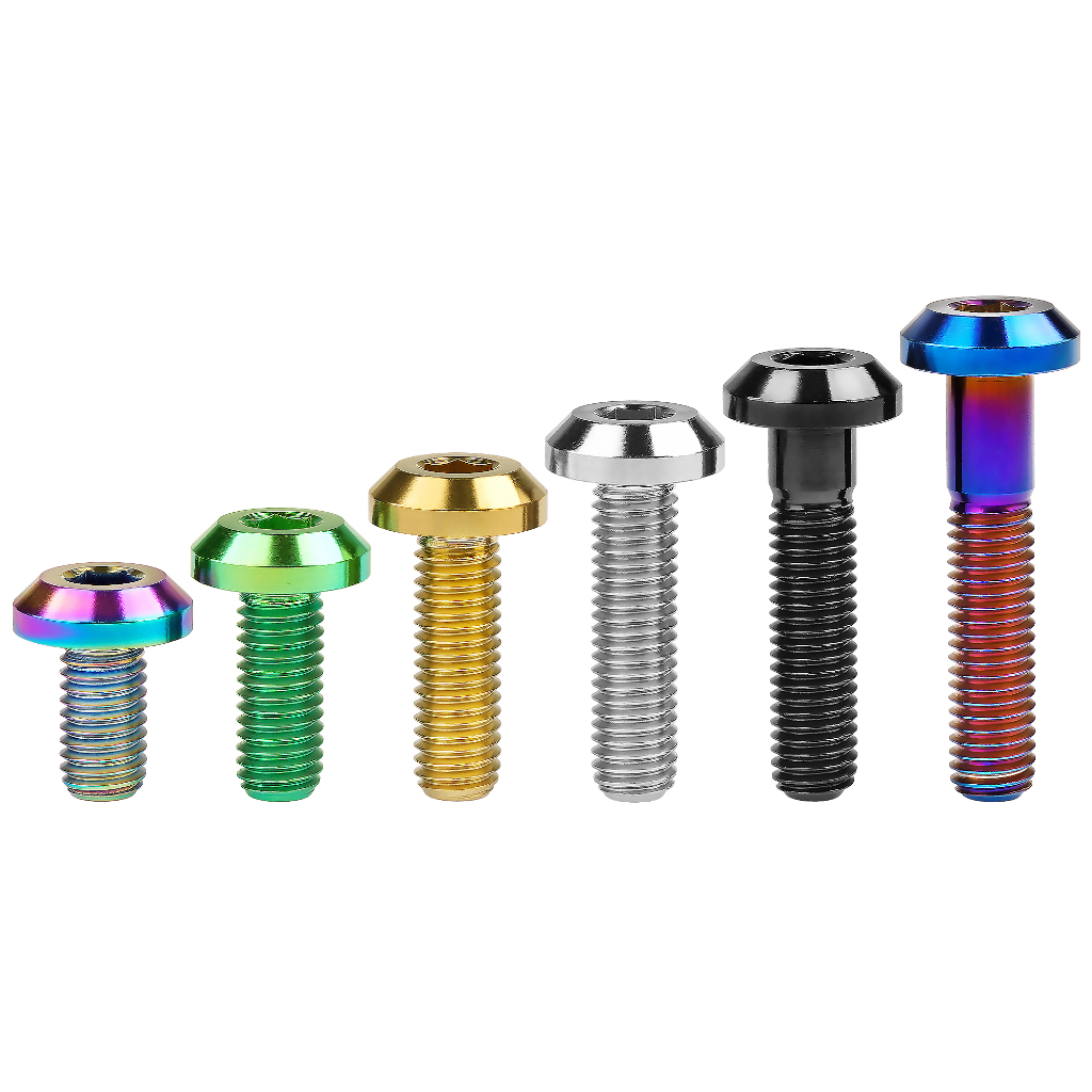 Wanyifa Titanium Ti Bolt M6x12 15 20 25 30 35mm Allen Key Head Screw ...