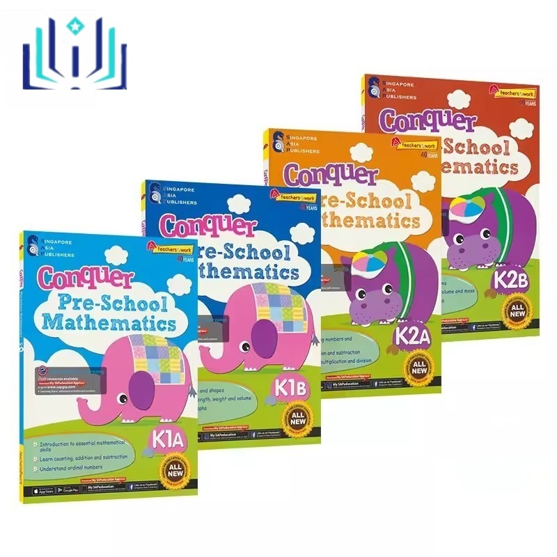 English Original “SAP Conquer Pre-School Mathematics Level K1A.K1B/ K2A ...