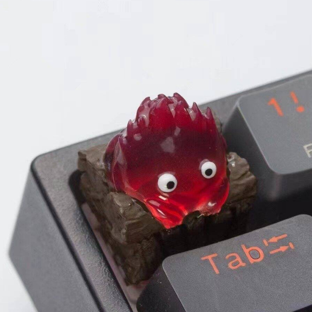 Flame Demon Elf Personalized Keycaps Anime Peripheral Keycaps Novel ...