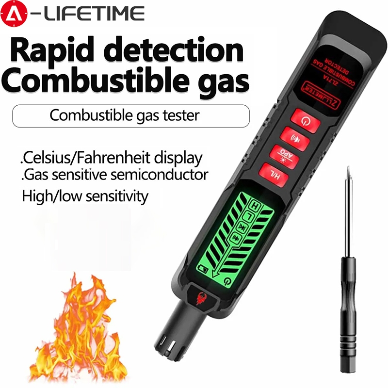 Adjustable Combustible Gas Detector Safe Value LFL Gas Concentration ...