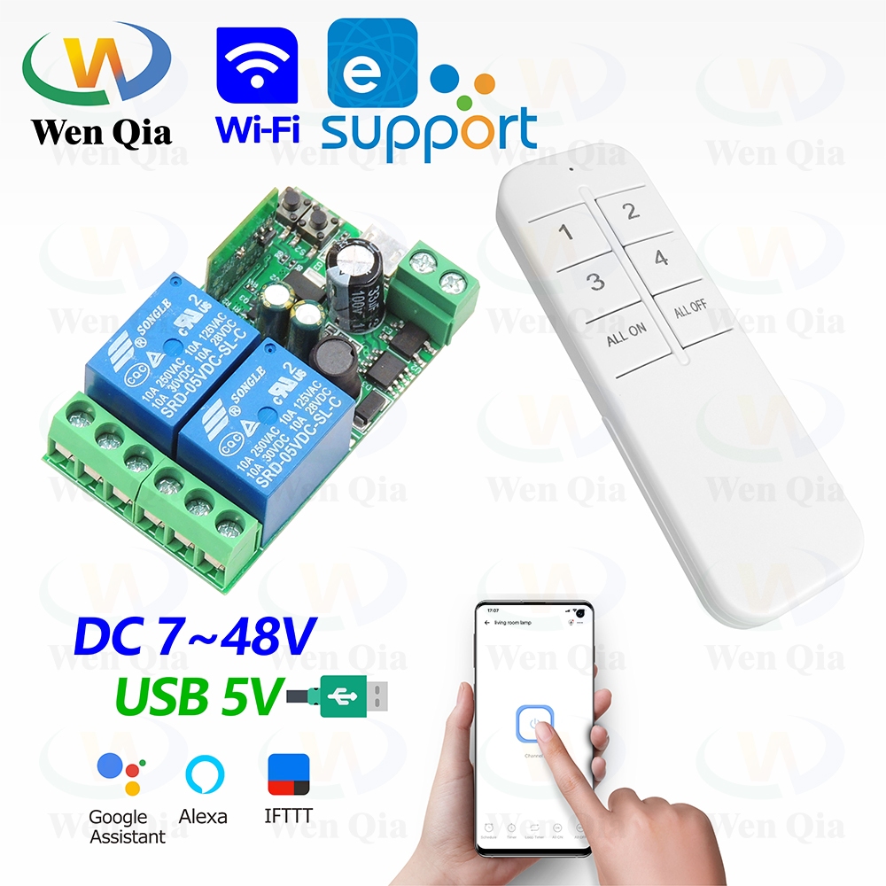 WENQIA Ewelink WiFi Autogate 2 Channel Smart Controller for DCMOTO ...