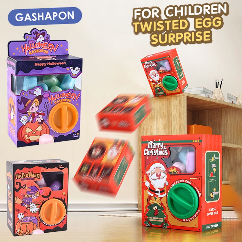 Mini Gachapon Machine DIY Cartoon Pet Story Gashapon Machine Children's ...