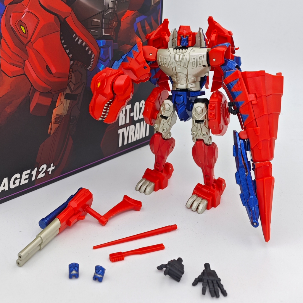 Transformation ROBOT TOYS BW RT-02R RT02R RED Tyrant T-Wrecks Maximal ...