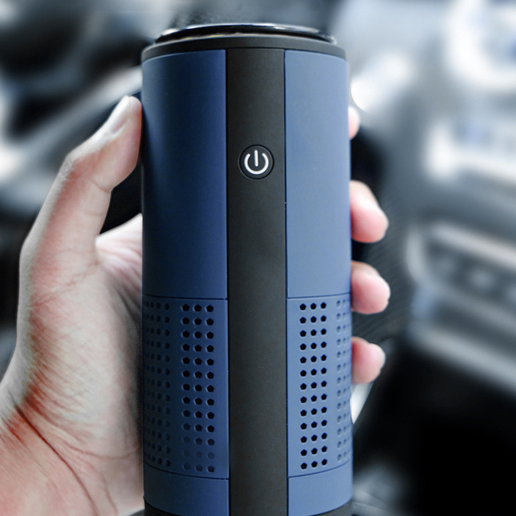 Car Air Purifier Ionizer USB Rechargeable Quiet Portable Ionic Air ...