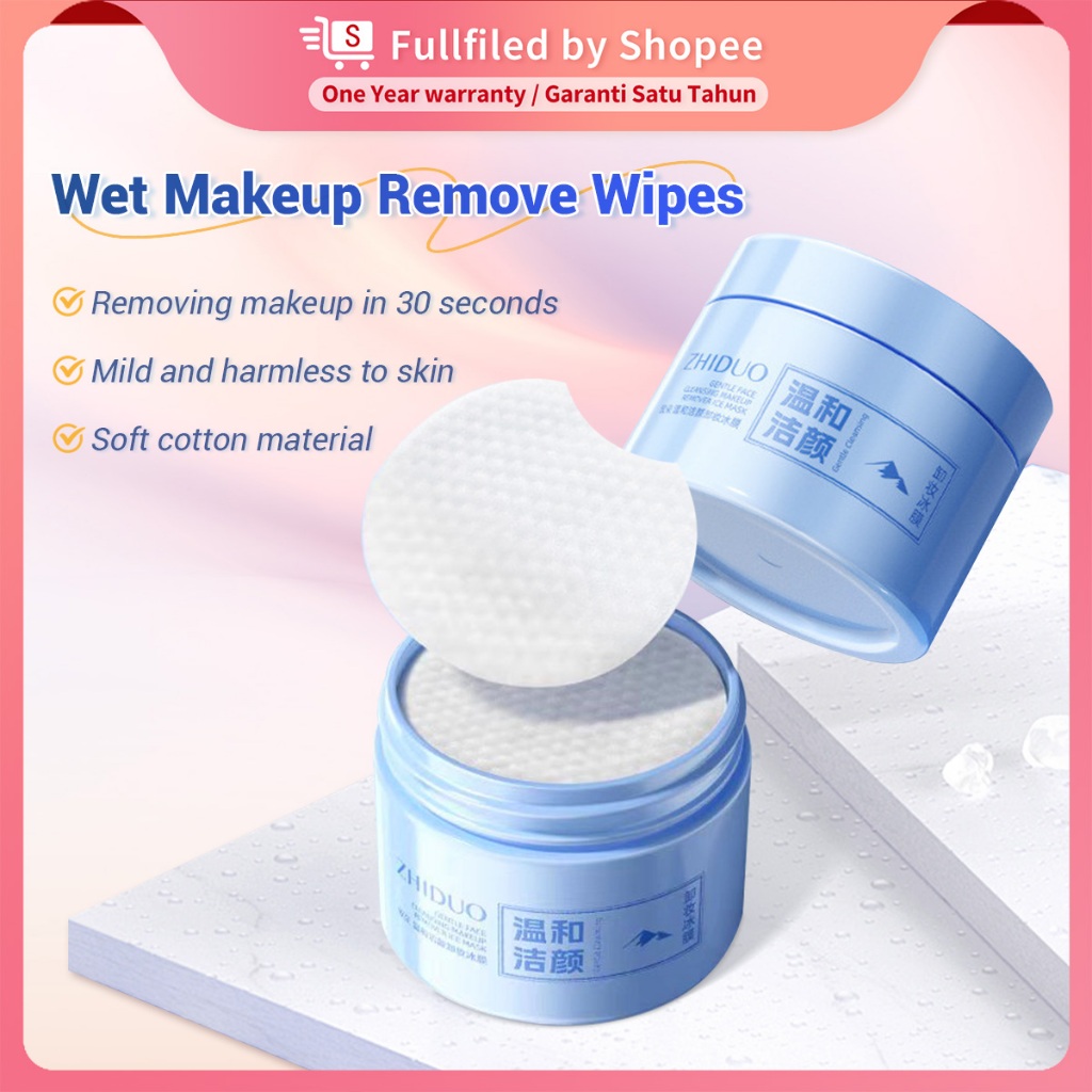 Wet Makeup Remover Wipe Liquid Make Up Cleanser Wipes Cotton Pad ...
