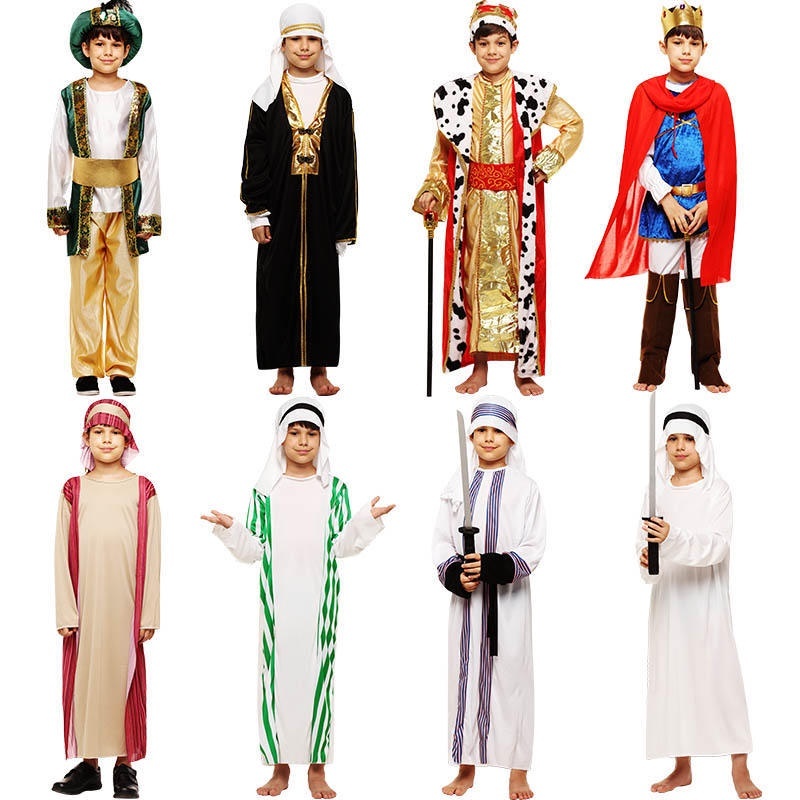 Halloween Cosplay costume Children Boys Muslim Costumes Kids children ...