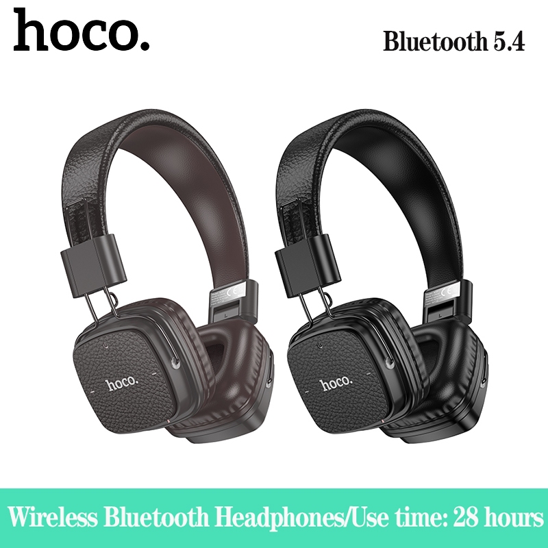 【Use time: 28 hours】HOCO W56 Wireless Headset Bluetooth Headphones BT5 ...