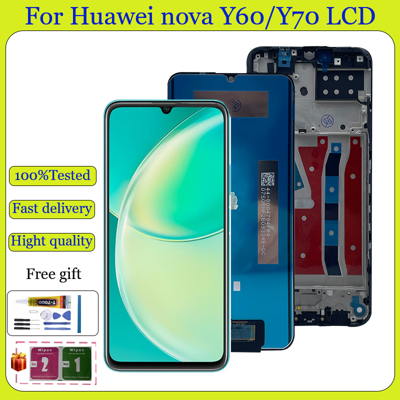 Original Huawei Nova Y60 Nova Y70 LCD Display Touch Screen With Frame ...