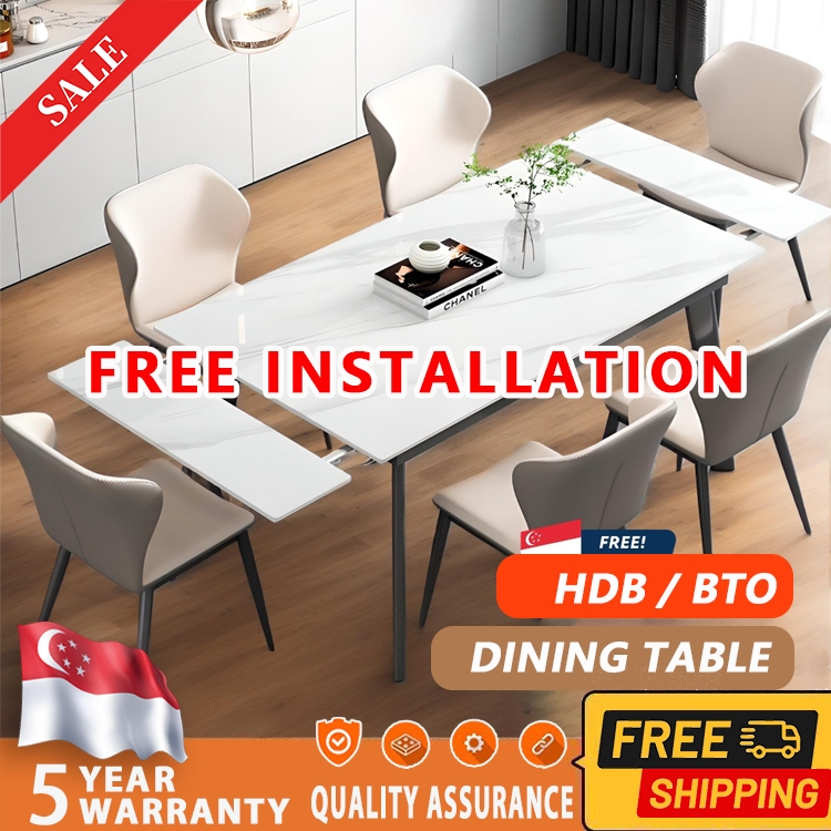 Stud 【Free Extendable stone Sintered Set delivery】 Studi Dining Table ...