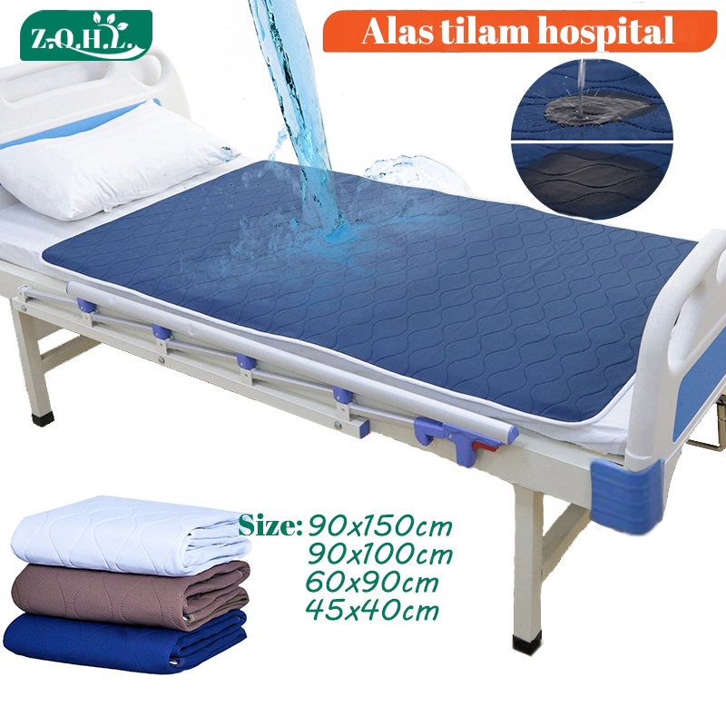 Alas Katil Pesakit Pelapik Tilam Kalis Air Kencing Dewasa Mattress ...