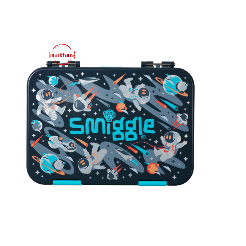 Smiggle Space Blast Off Medium Happy Bento Lunchbox | Shopee Malaysia