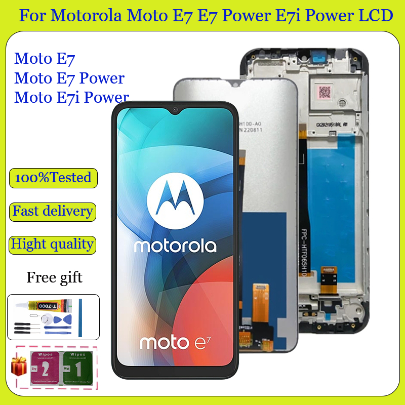Original For Motorola Moto E7/E7 Power/E7i Power LCD Touch Panel ...
