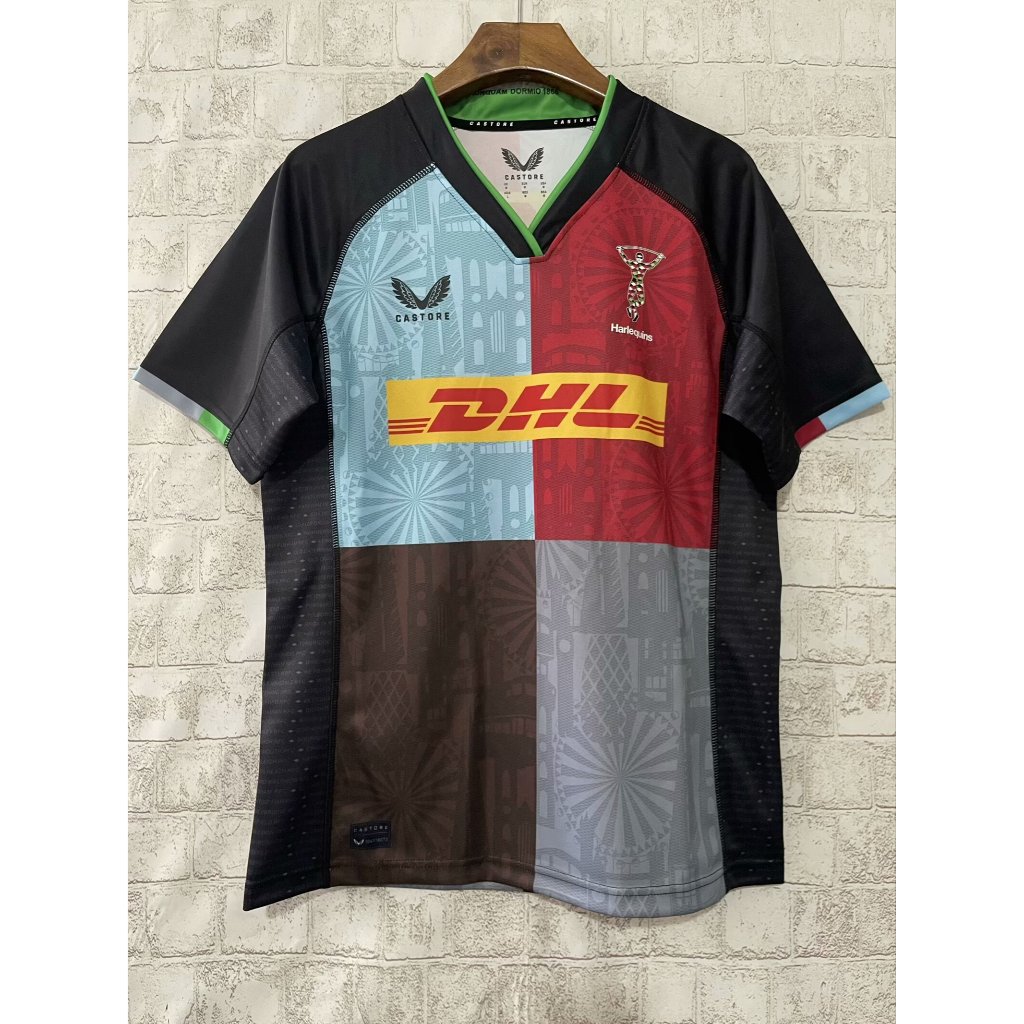 High Quality 2024-25 Clown Home Rugby Jerseys Men Short Sleeve Rugby ...