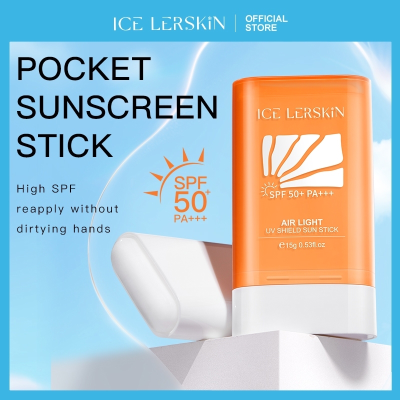 ICE LERSKIN Sunscreen Stick SPF 50+ Oil Control Sweat Resistant (20g ...