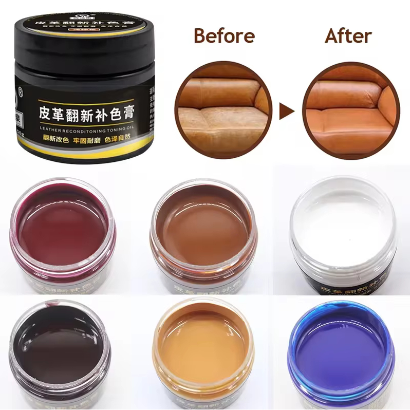 50ml Leather Filling Paste Car Seat Scratch Color Repair Dye Sofa ...