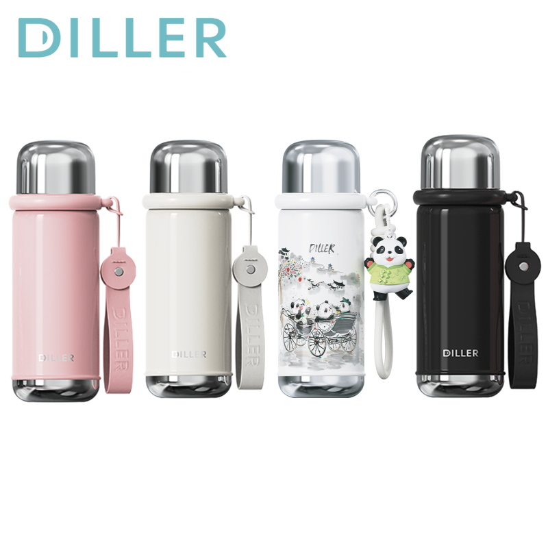 Diller Vacuum Flask Thermos 316L Stainless Steel Spout Keep Drinking Water Bottle 550ml D9275 ...