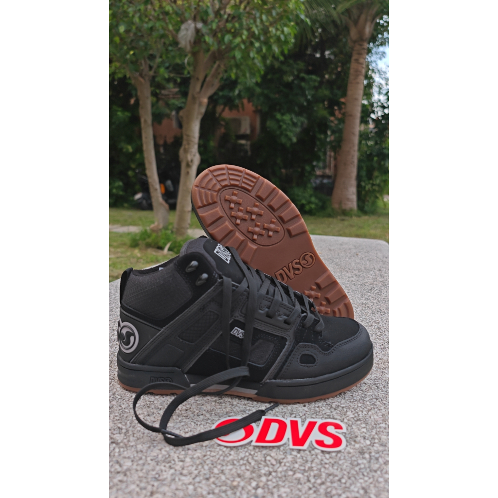 DVS Comanche Boot Blk Grey Nubuck Mens Hip Hop Couple Street ...