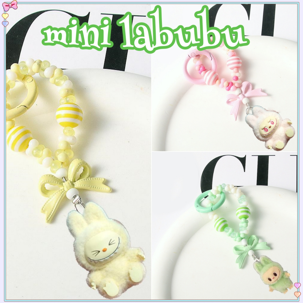 Mini Labubu/Crybaby Plush accessories mobile phone chain modification ...