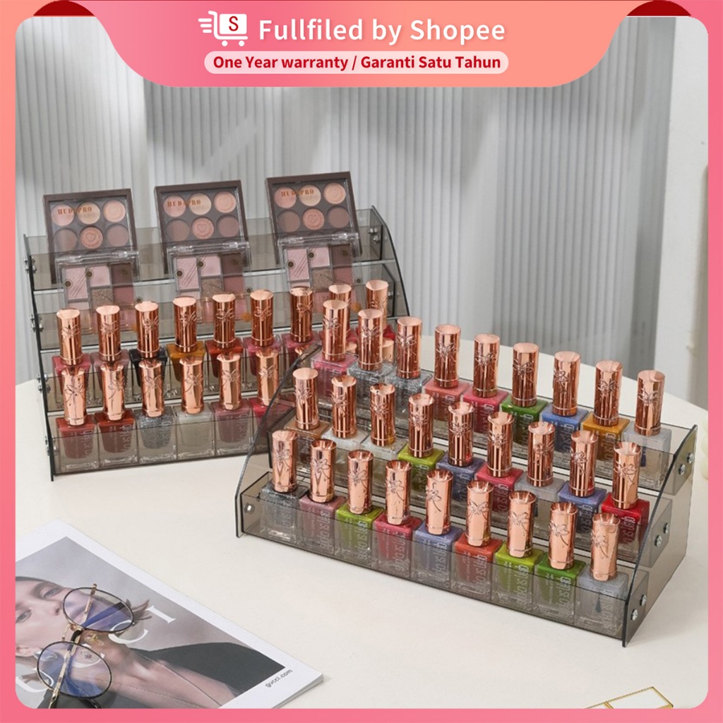 Nail Polish Display Rack Acrylic Perfume Display Rack Makeup Organiser ...