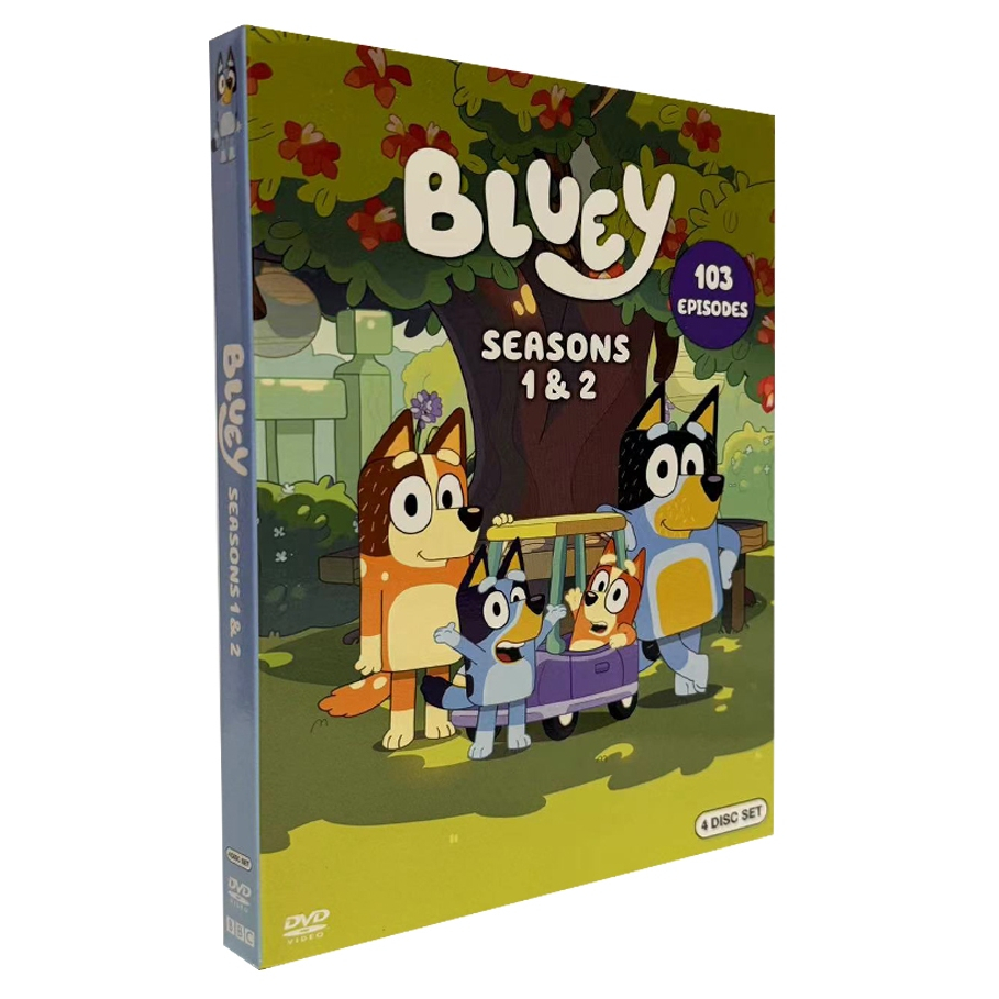 Original Anime Bluey 1-2 Season Full Version HD DVD Hobby Collection ...