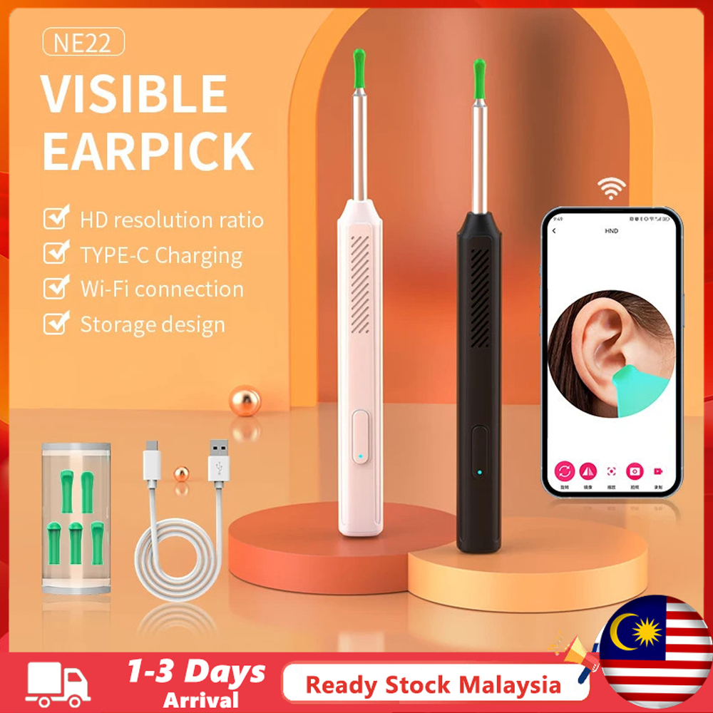 (Malaysia Stock) Wireless Smart Visual Ear Cleaner Wireless Visual Ear ...