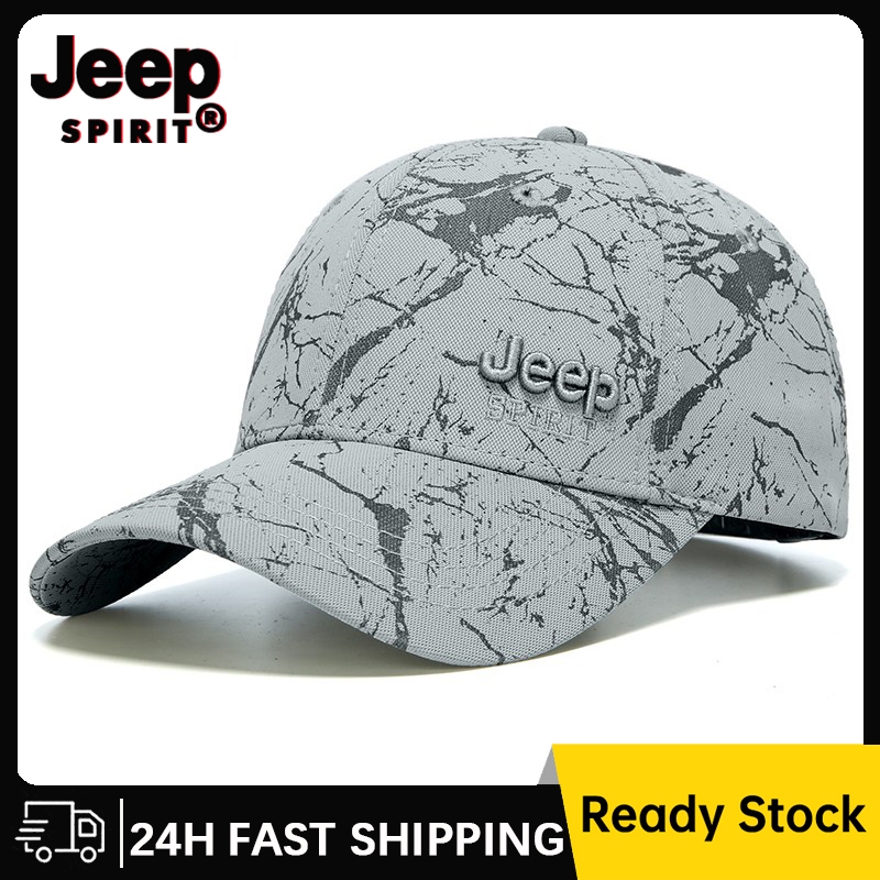 JEEP SPIRIT Hat Embroidered LOGO Men's and Women's Fashion Baseball ...
