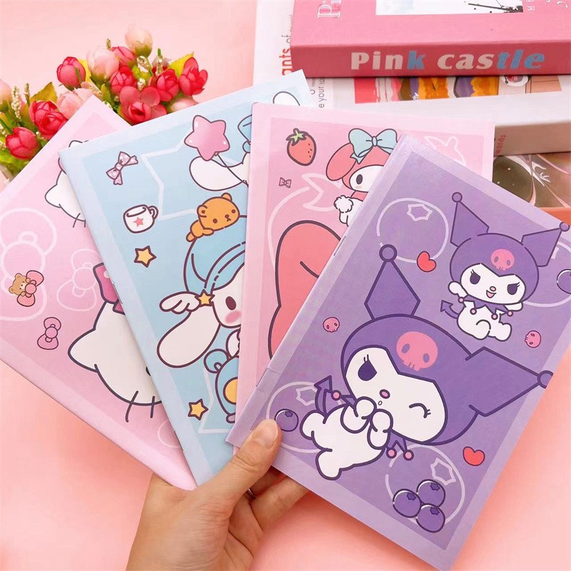 Sanrio notebook Cute Student Horizontal Line Binding Small Fresh ...