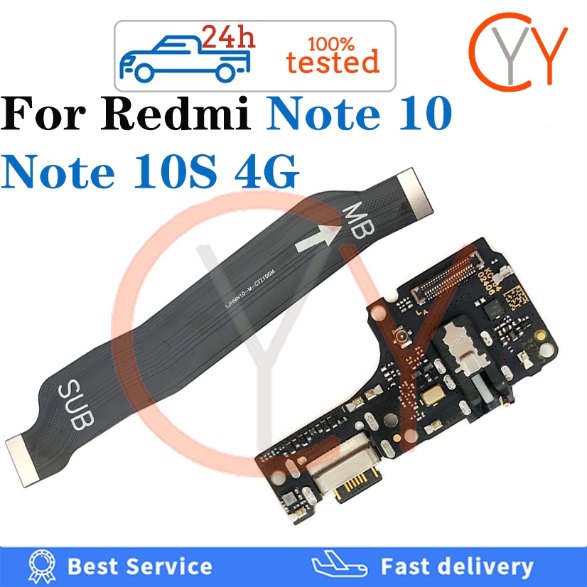 With IC For Redmi Note 10 10S 4G USB Charging Port Dock Board Charger ...