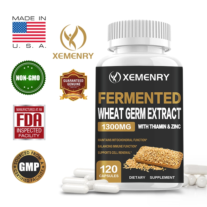【Antioxidants】FERMENTED WHEAT GERM EXTRACT Capsules 1300 mg Increased ...