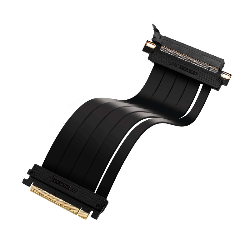 EZDIY-FAB PCIE Gen 4 16x Extreme Flexible, High Speed Riser Cable PCI ...