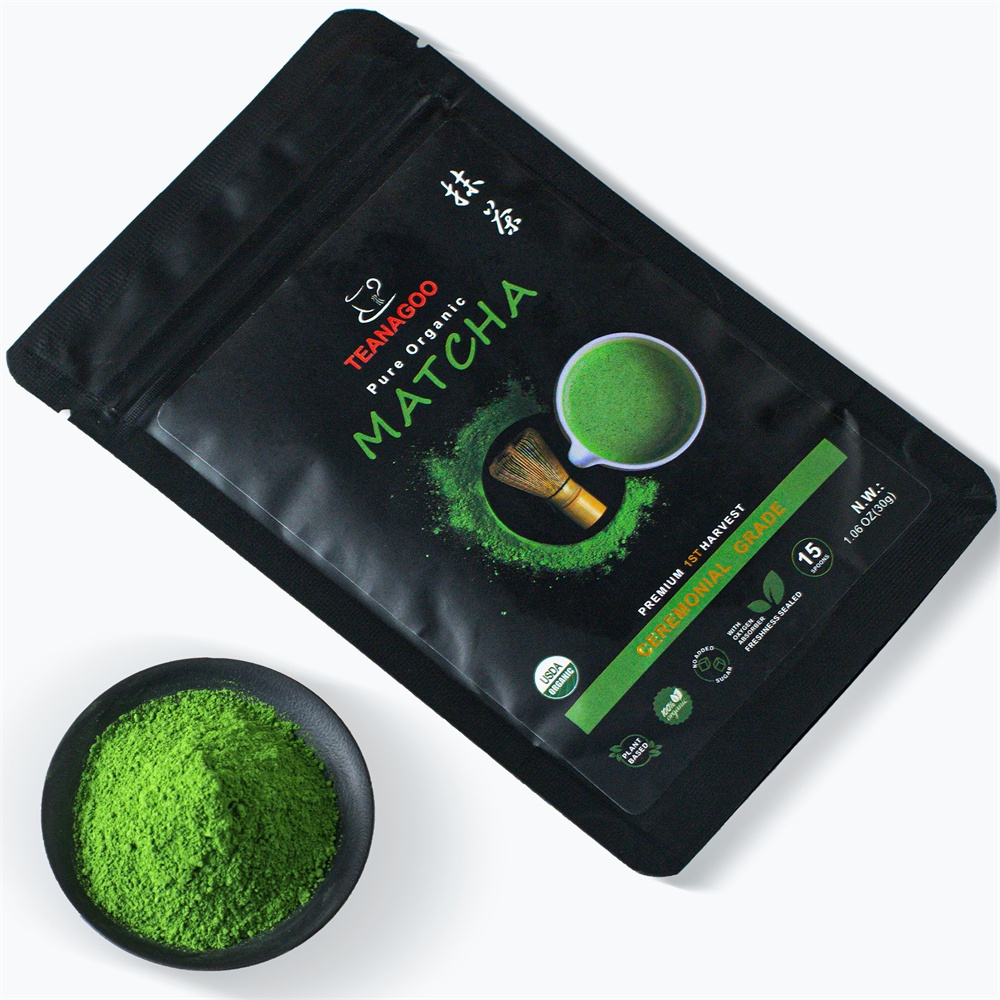 TEANAGOO Matcha Powder Ceremony Grade 100% natural matcha tea first ...