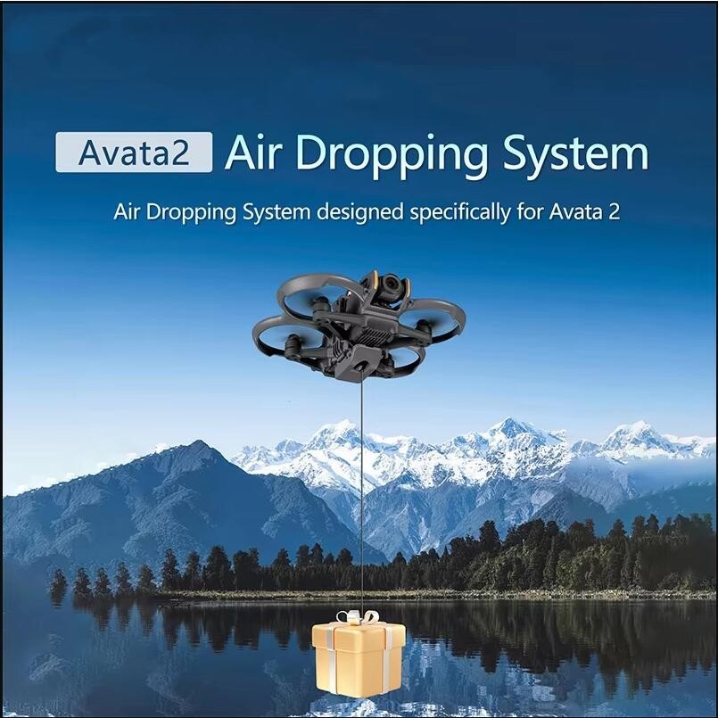 Airdrop System for DJI Avata 2 Drone Top Extension Mount Holder Air ...