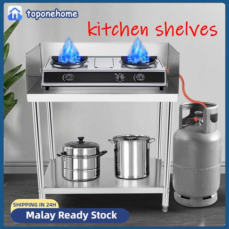 [2-3Days Delivery]Thickened Stainless Steel Kitchen Stove/Gas Rack ...